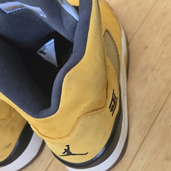 Jordan | Shoes | Jordan Retro Yellow And Gray Sneakers | Poshmark